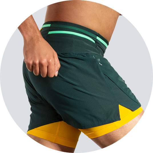 Men's High Point 5" 2-in-1 Short 2.0 | Trail Performance Gear | Brooks ...