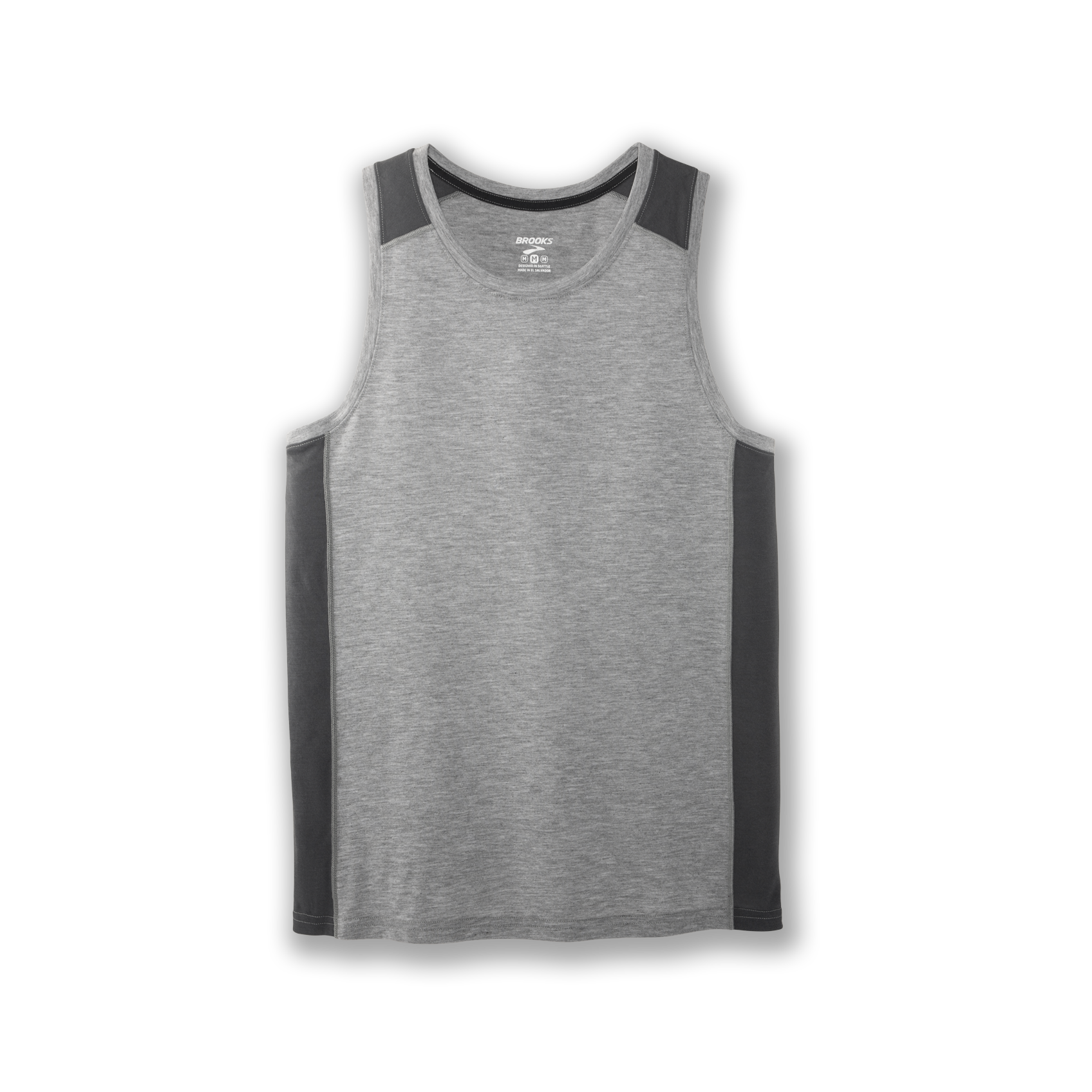 The Brooks Men's Distance Tank keeps you dry and features soft comfort ...