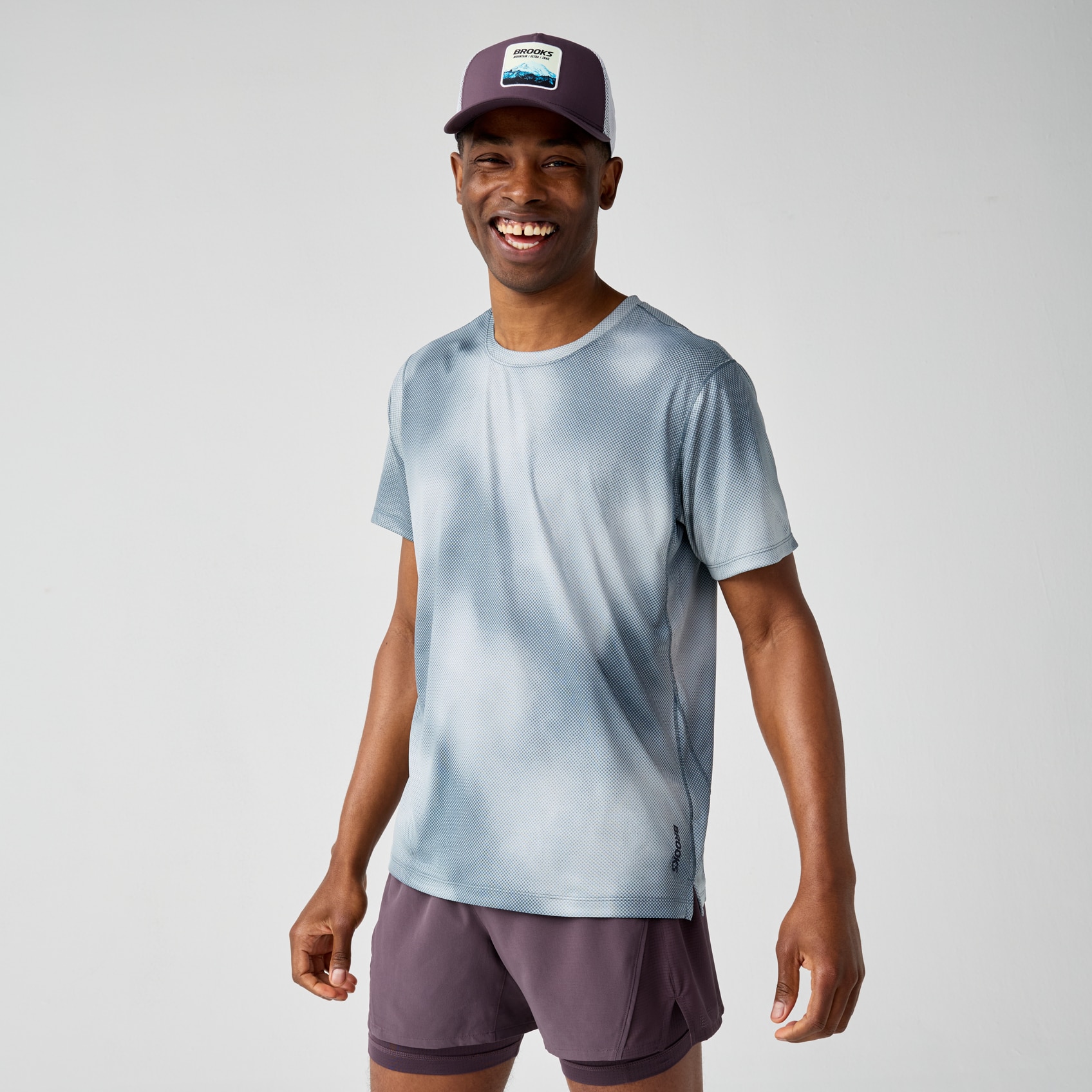 Men's Printed Dash Short Sleeve Shirt | Brooks Running