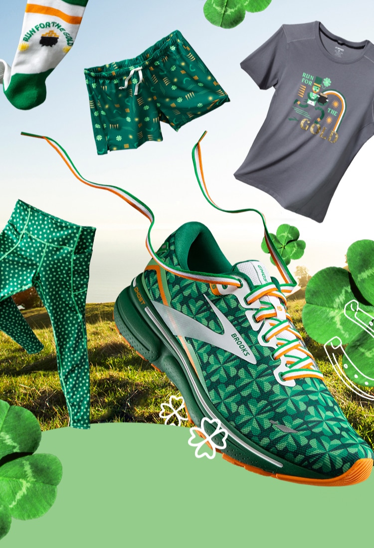 Feel lucky from head to toe in the Run Lucky collection | Brooks Running